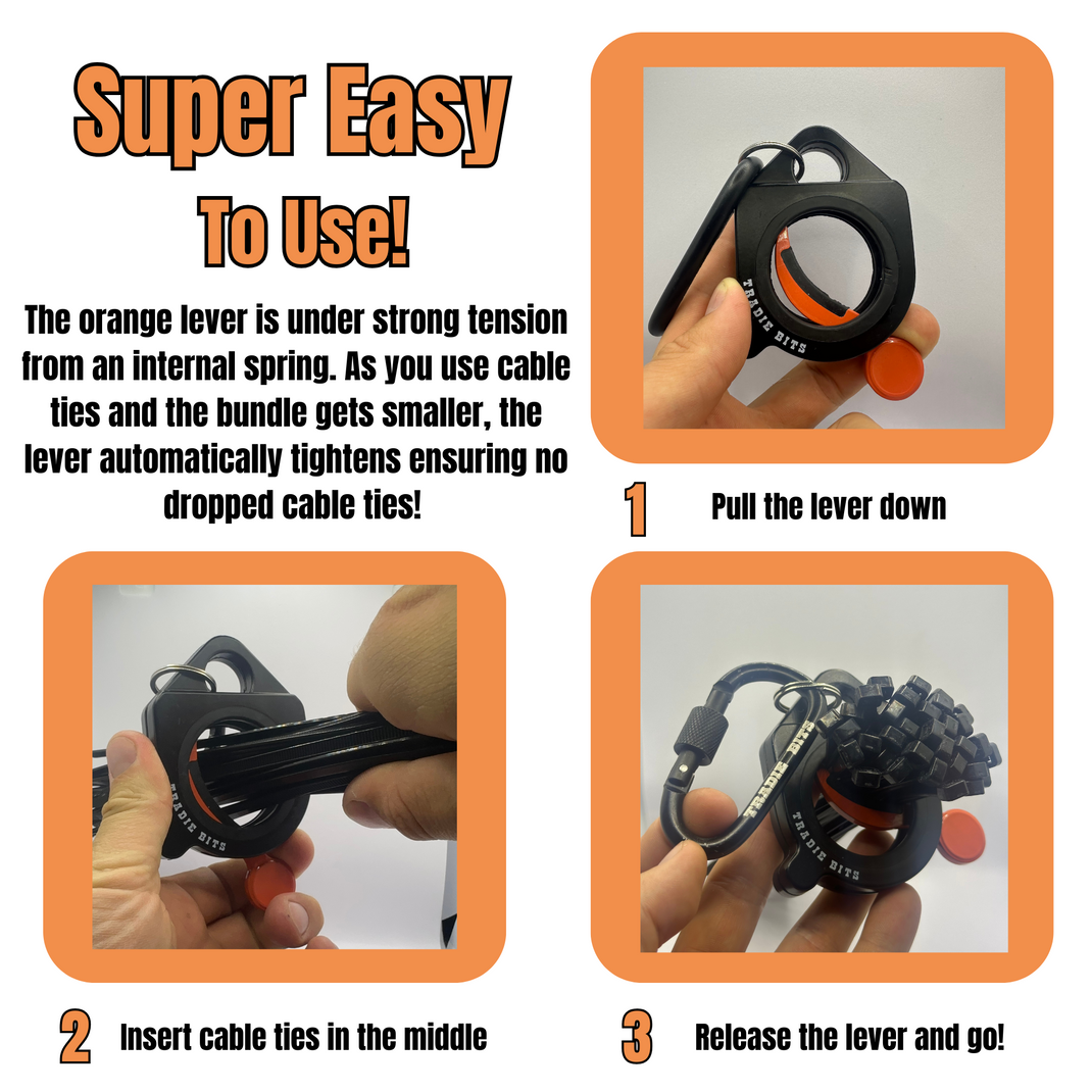 Aluminium Cable Tie Holder – Tradie Bits